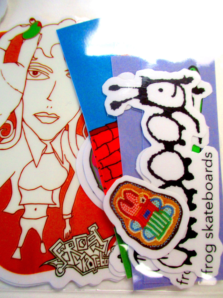 Sticker Pack #11 – frog skateboards