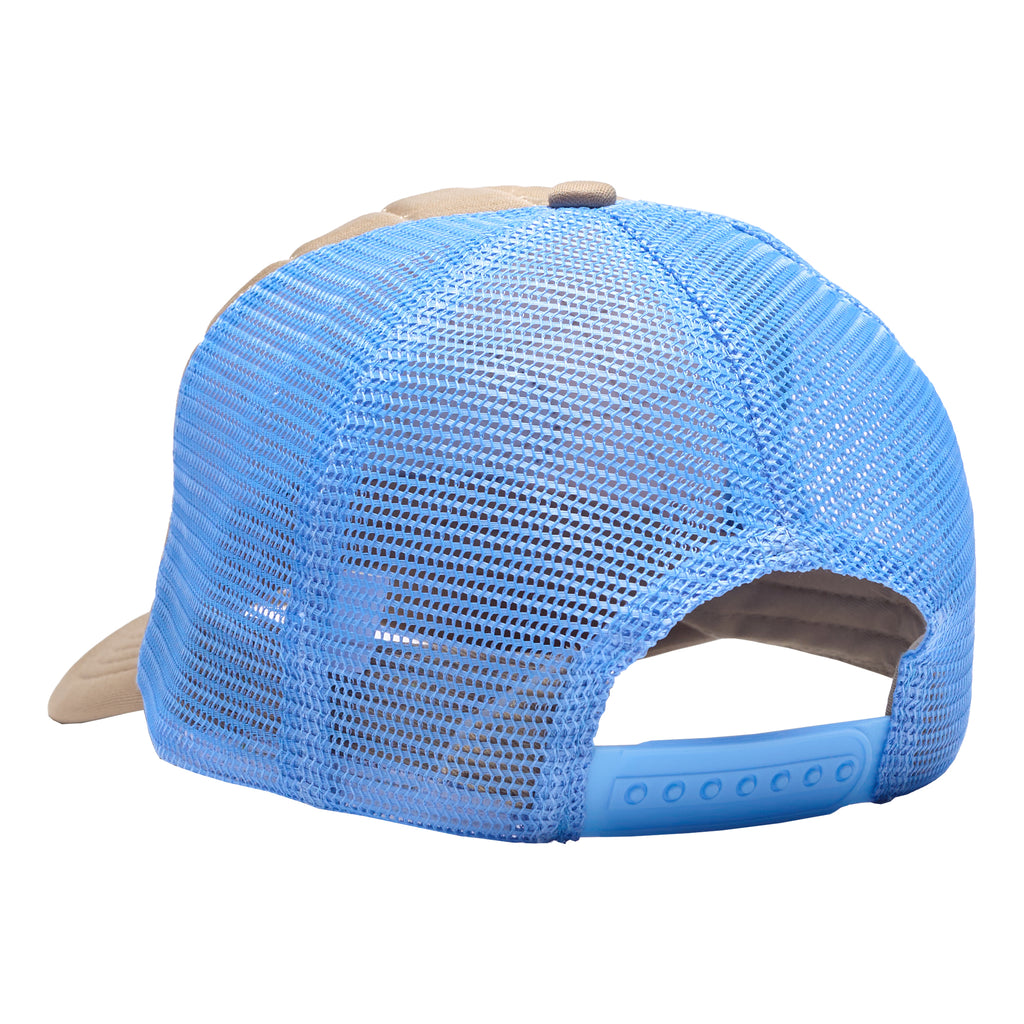 Skoom Logo Trucker (Brown/Blue) – frog skateboards