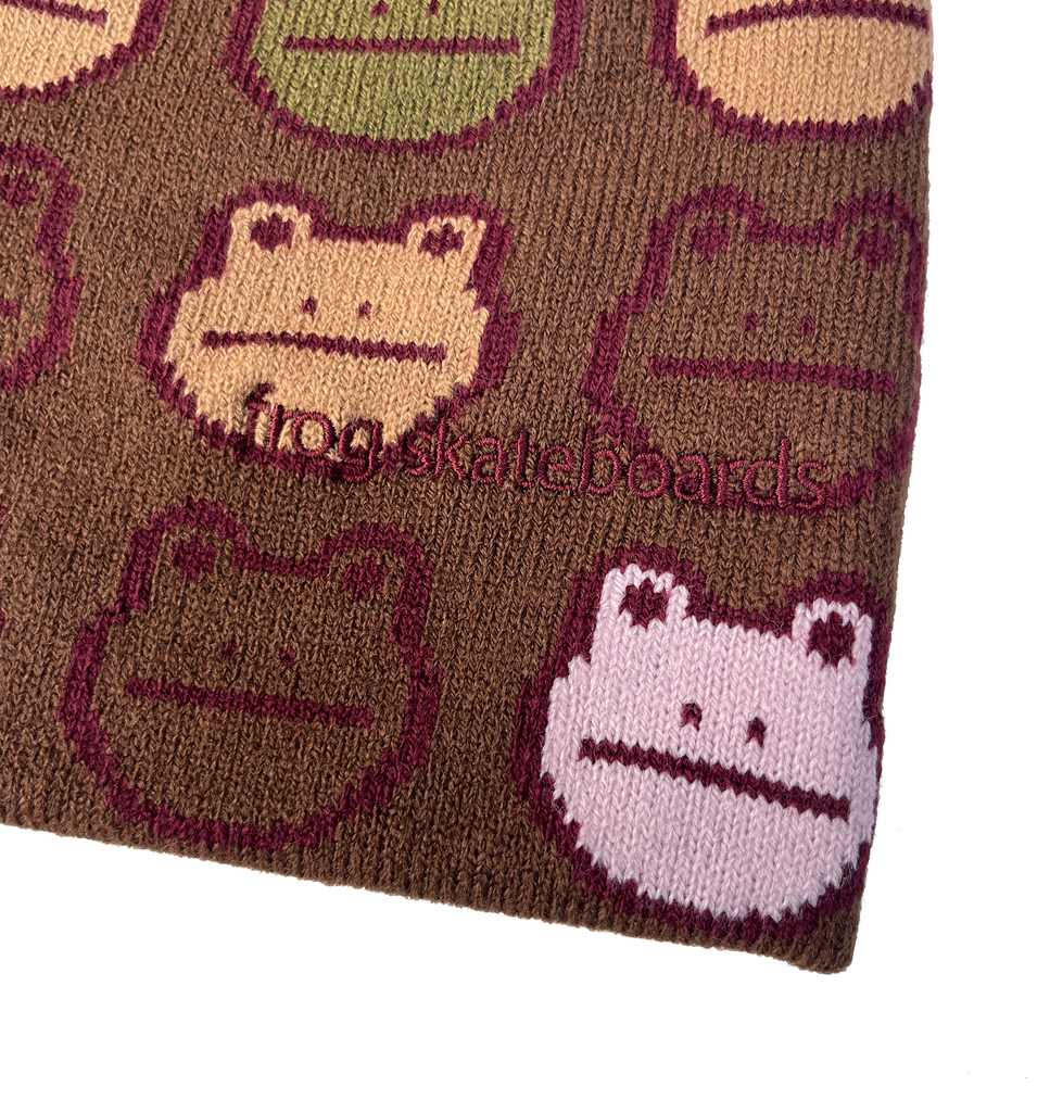 Frog Nation Beanie (Brown) – frog skateboards