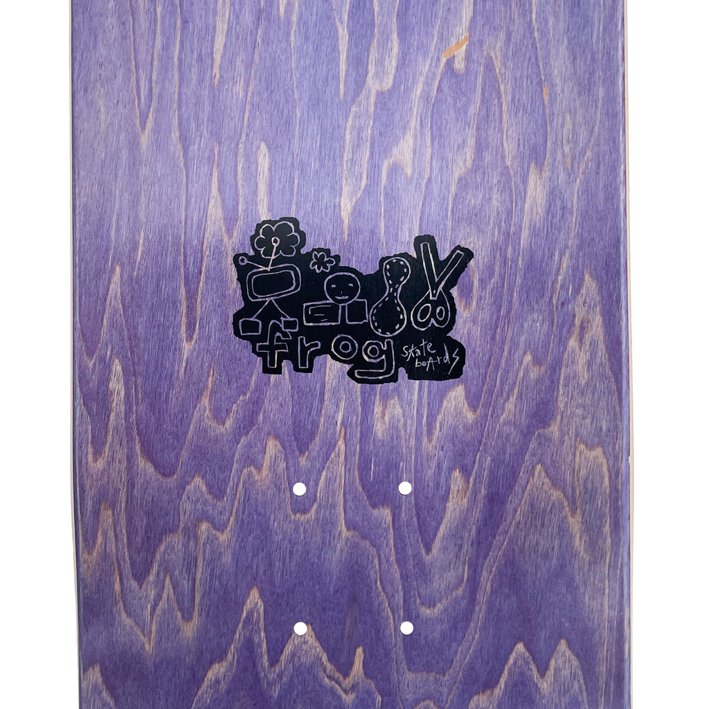 Indoor Voices (Frankie Decker) Deck – frog skateboards